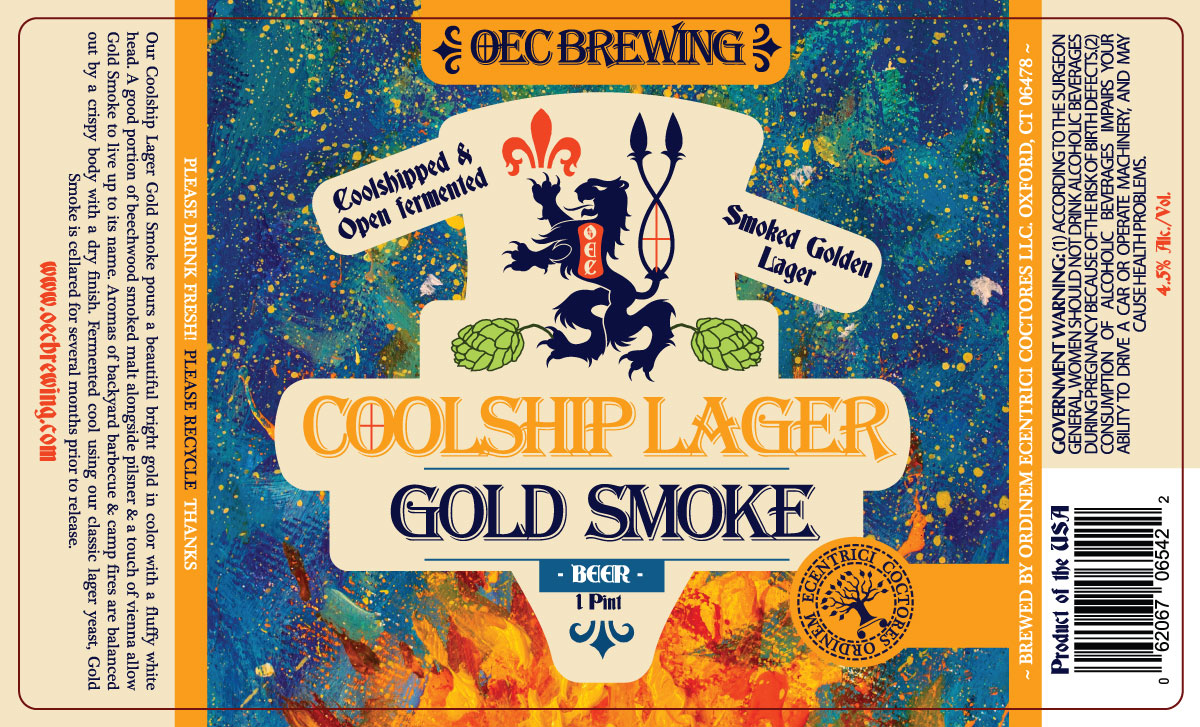 Coolship Lager Gold Smoke - OEC Brewing